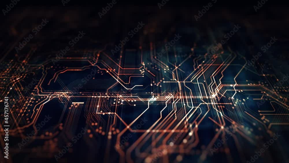 Technology background/Technology background of the abstract computer ...