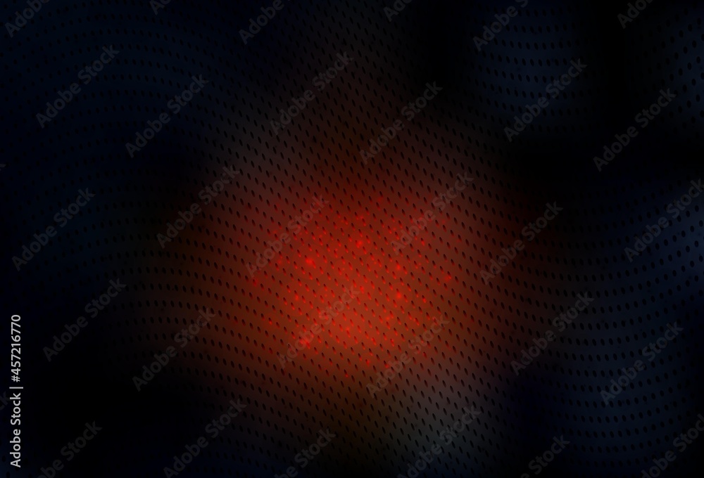 Dark Red vector Beautiful colored illustration with blurred circles in ...