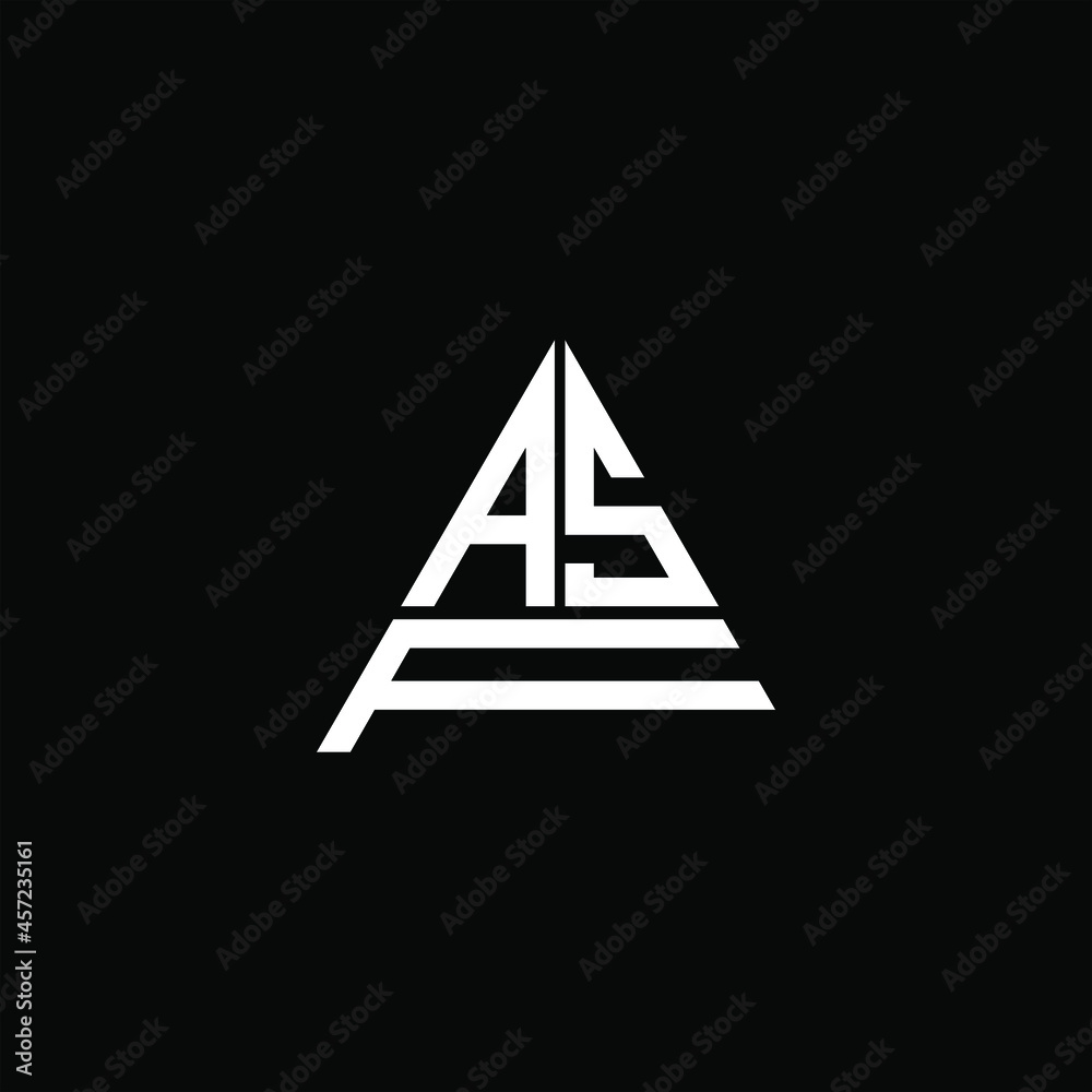 ASF letter logo creative design. ASF unique design Stock Vector | Adobe ...