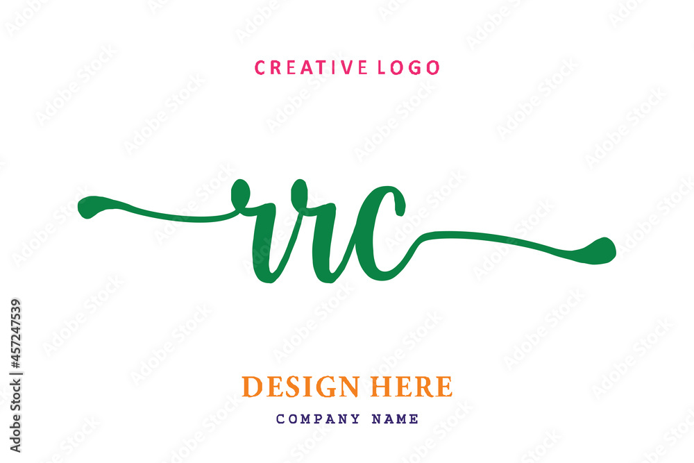 RRC lettering logo is simple, easy to understand and authoritative ...