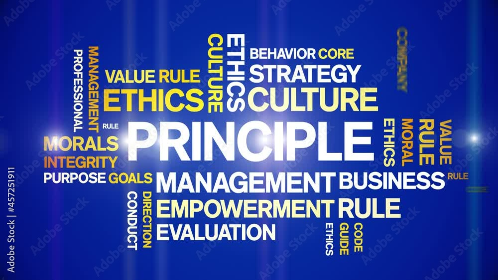 Principle Animated tag word cloud;text design animation kinetic ...