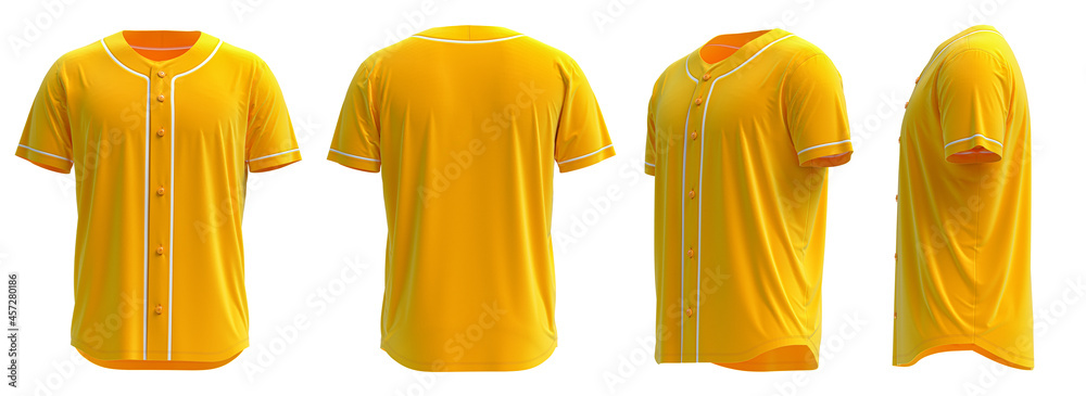 4K 3D HQ Rendered Baseball Jersey. With detailed and Texture. Baseball ...