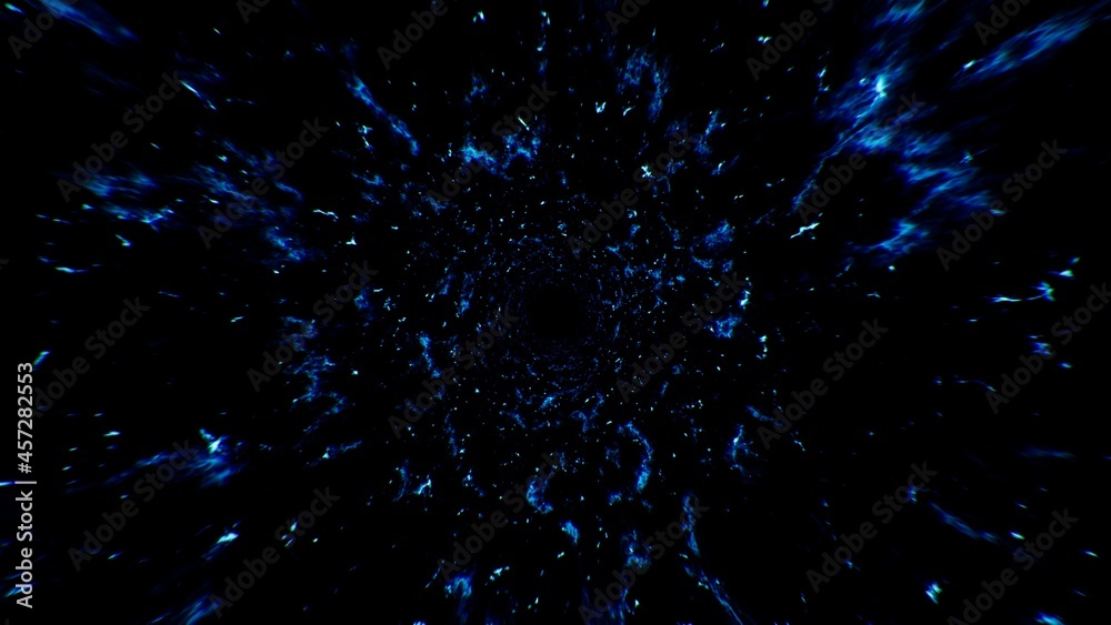 Burning Blue Fire Spark Particles Effect Stock Illustration | Adobe Stock