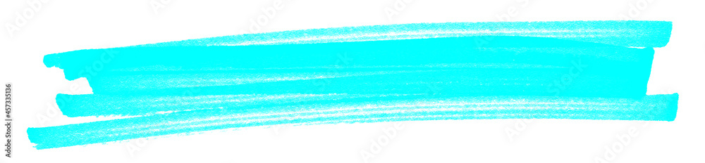 highlight pen brush light blue for marker, highlighter brush marking ...