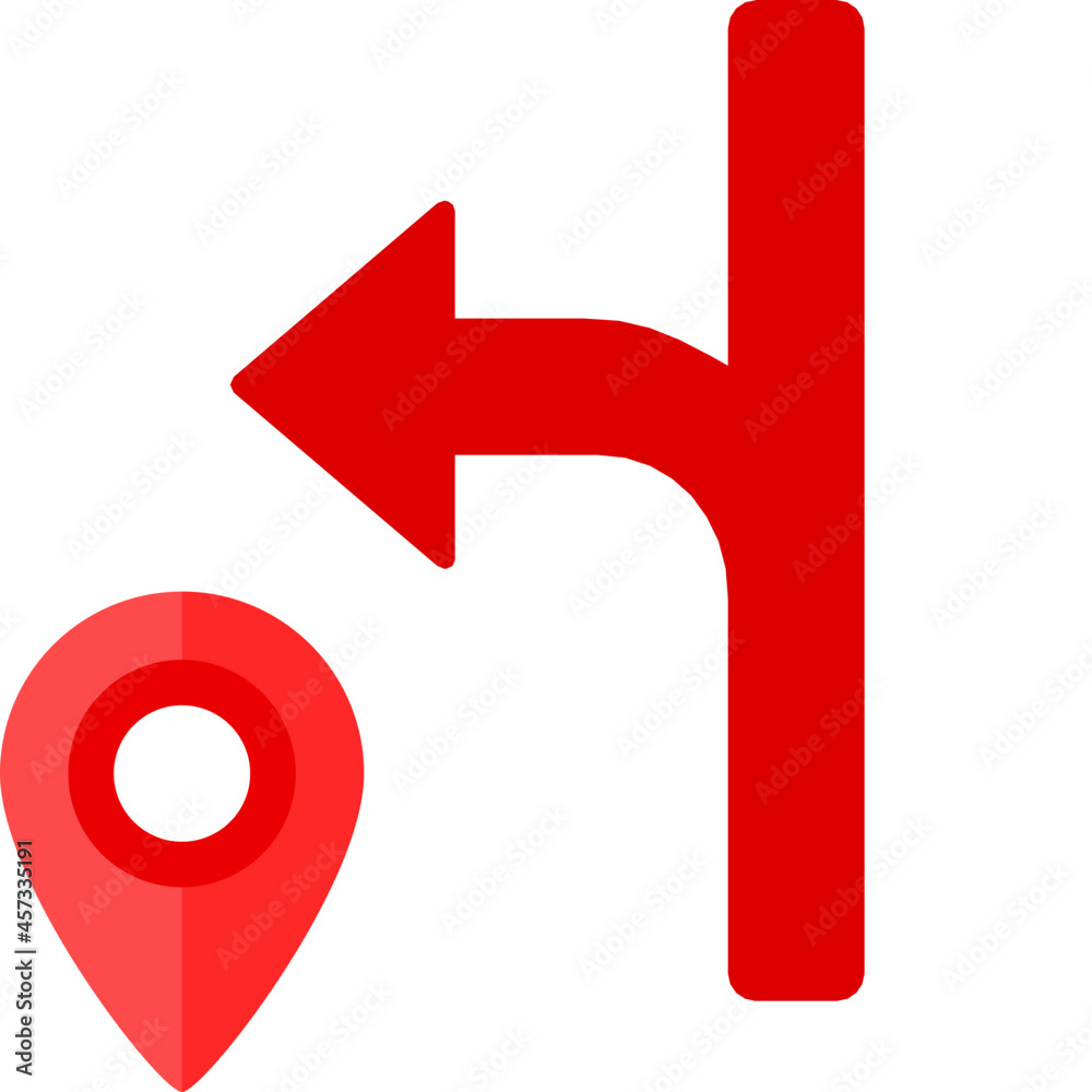 navigation location directions way Stock Vector | Adobe Stock