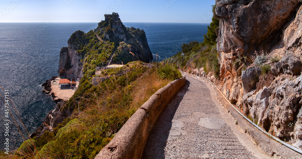 Torre Capo di Conca, also known as the Saracen Tower or White Tower ...