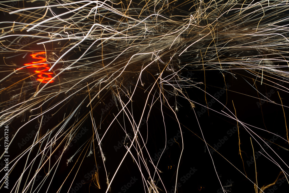 Photographic representation of alternating current and direct current ...