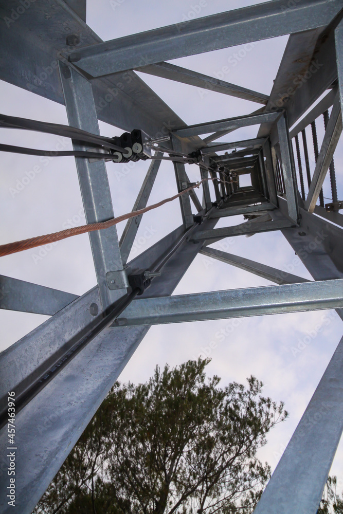 telecommunications tower of different mobile phone, radio and ...