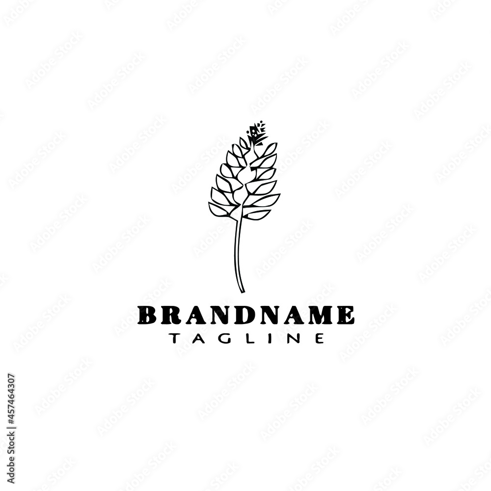 bluebonnet logo cartoon icon simple template black isolated vector ...