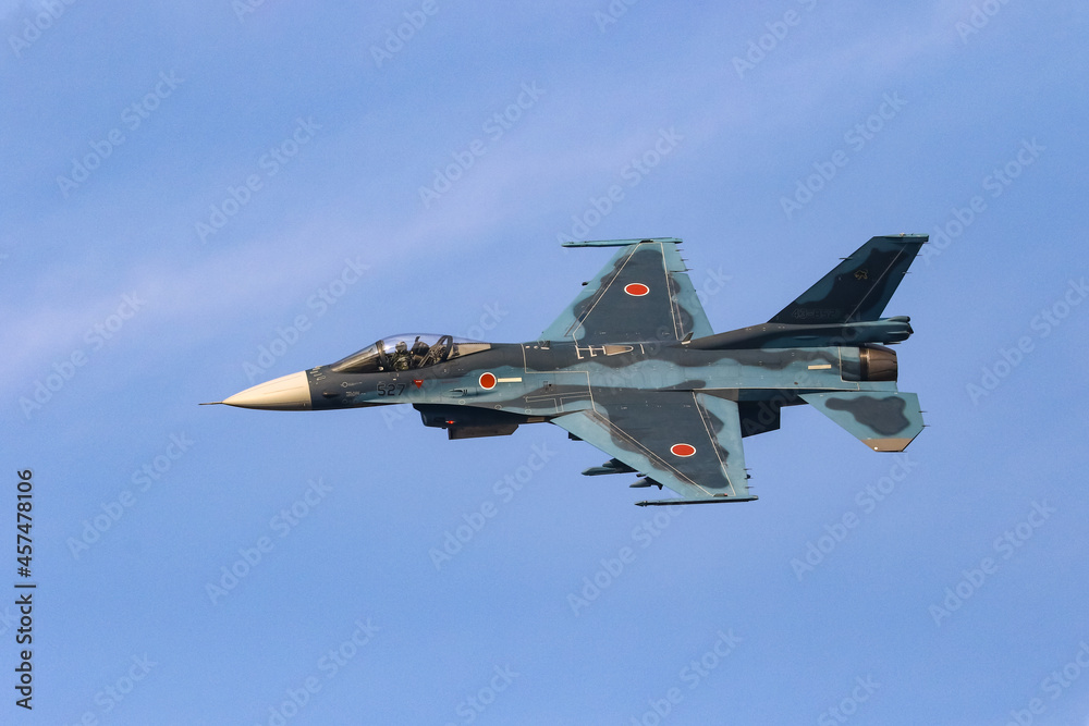 FUKUOKA,JAPAN - NOV 25,2018: The Mitsubishi F-2 multirole fighter jet ...