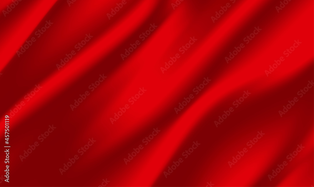 Abstract Red Silk vector background. Beautiful Red Silk. Drapery ...