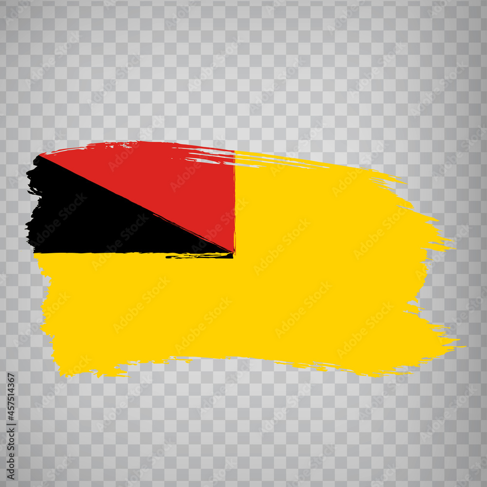 Flag Negeri Sembilan brush strokes. Flag Negeri Sembilan State on ...