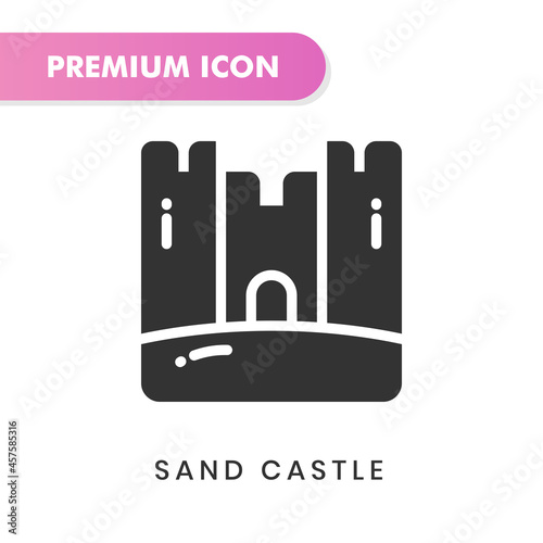 sandcastle icon for your website design, logo, app, UI. Vector graphics ...