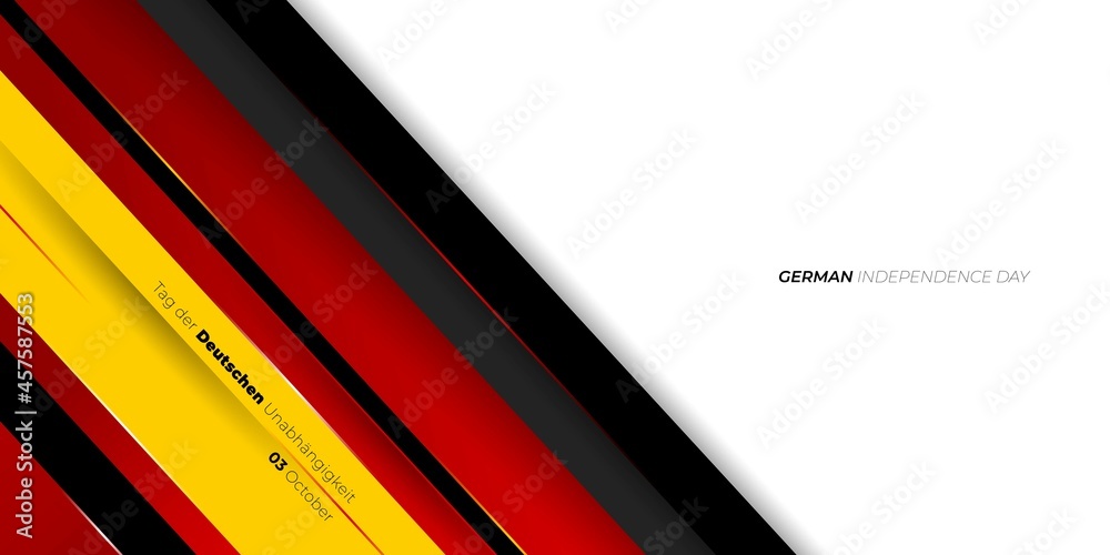 Black, red, and yellow geometric background design. Germany text mean ...