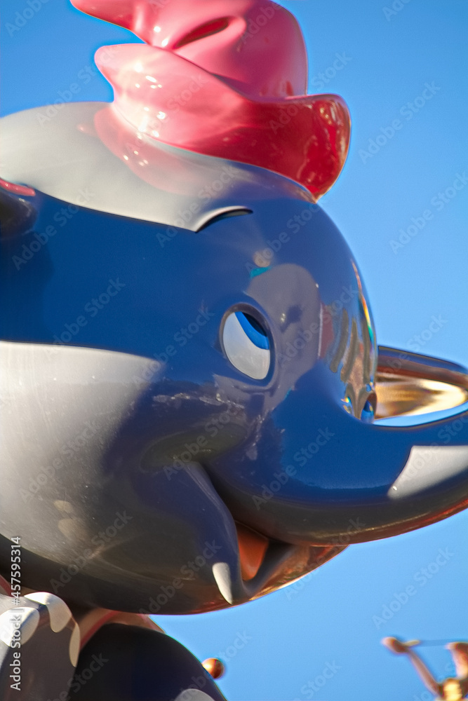 Anaheim,CA/USA - Nov 27, 2018 : Dumbo Flying Elephant is one of the ...