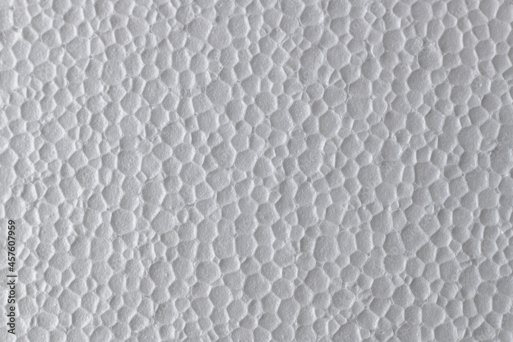 White styrofoam sheet Polystyrene Close Cells Flat Surface Texture ...