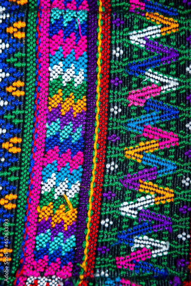 Beautiful typical fabric from Guatemala, colorful handmade and ...