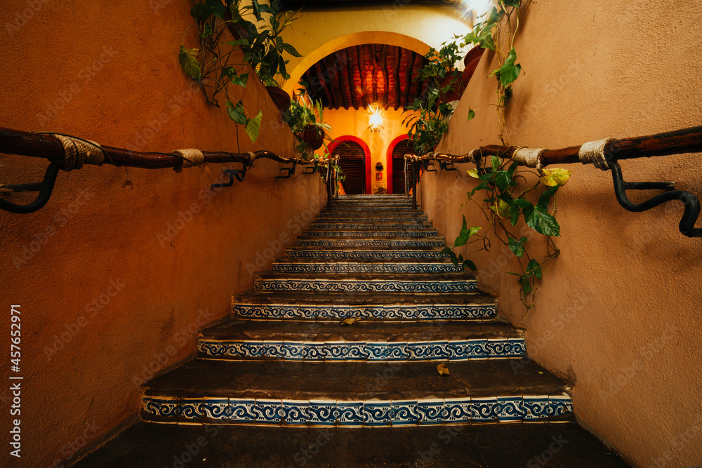 Construction of the eighteenth century old house where the fox was born ...