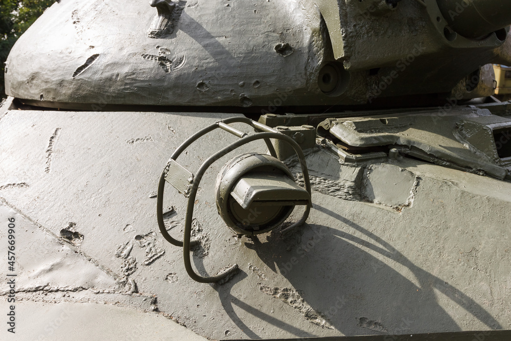 Headlight of heavy tank. Design elements and details of the old Soviet ...