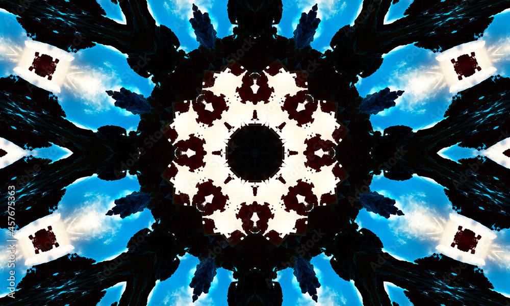 Rorschach inkblot test kaleidoscope. Psycho diagnostic inkblot test ...