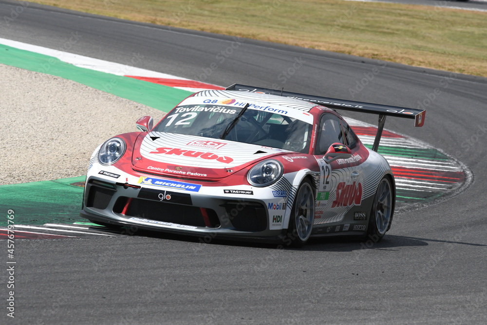 Mugello Circuit, Italy - 2 July 2021 Porsche 911 in action at Mugello ...