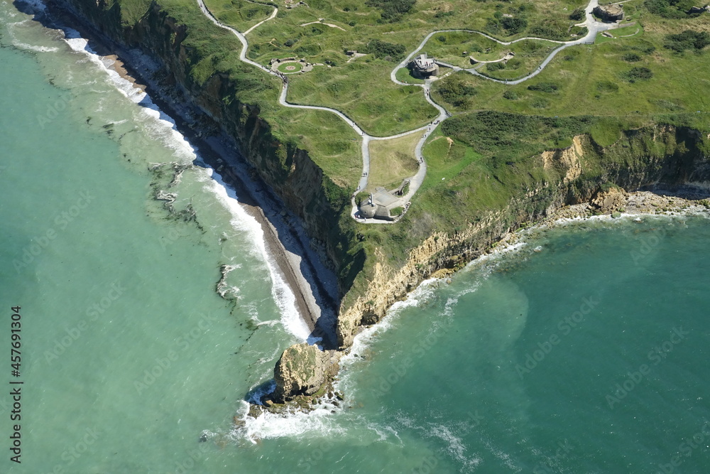 La point du Hoc, débarquement de Normandie, D Day, France Stock Photo ...