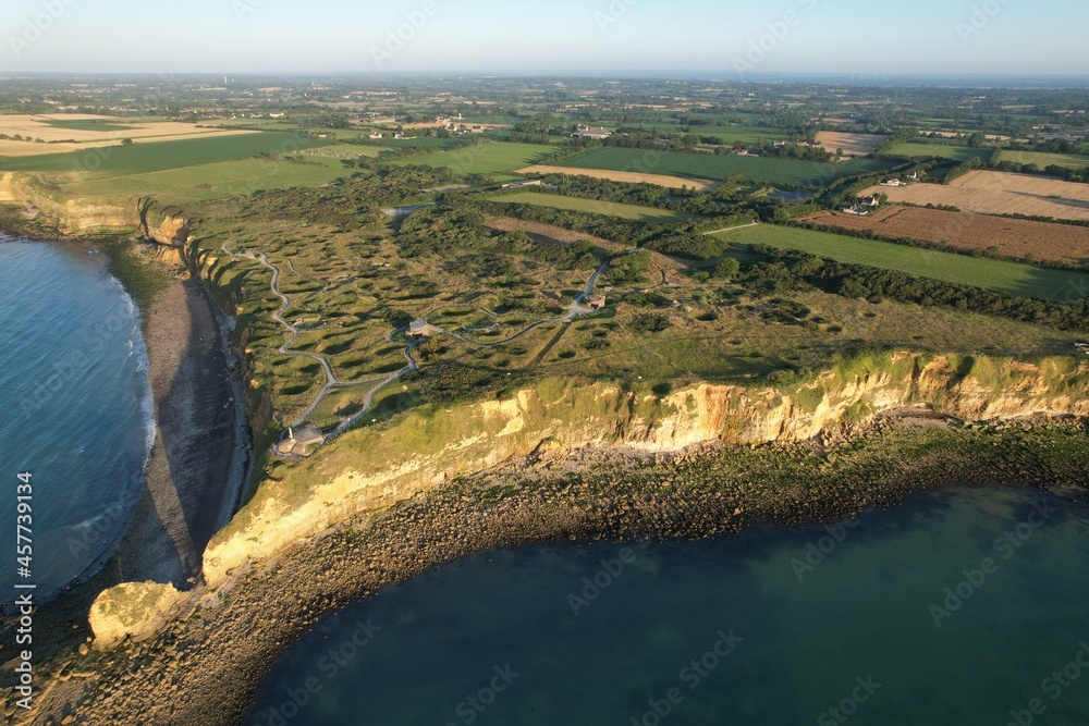 La point du Hoc, débarquement de Normandie, D Day, France Stock Photo ...