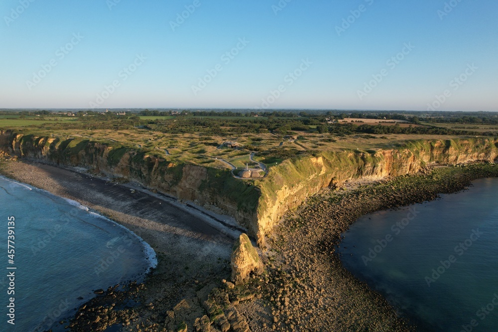 La point du Hoc, débarquement de Normandie, D Day, France Stock Photo ...