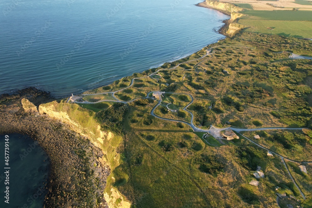 La point du Hoc, débarquement de Normandie, D Day, France Stock Photo ...