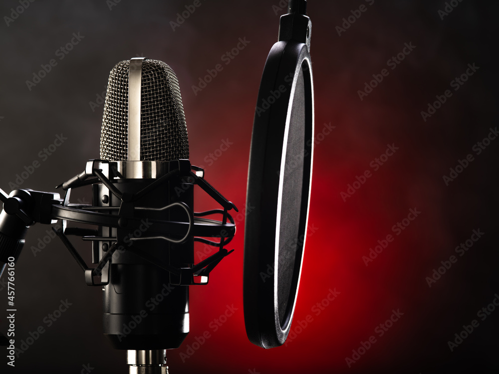Radio Broadcast Studio Microphone