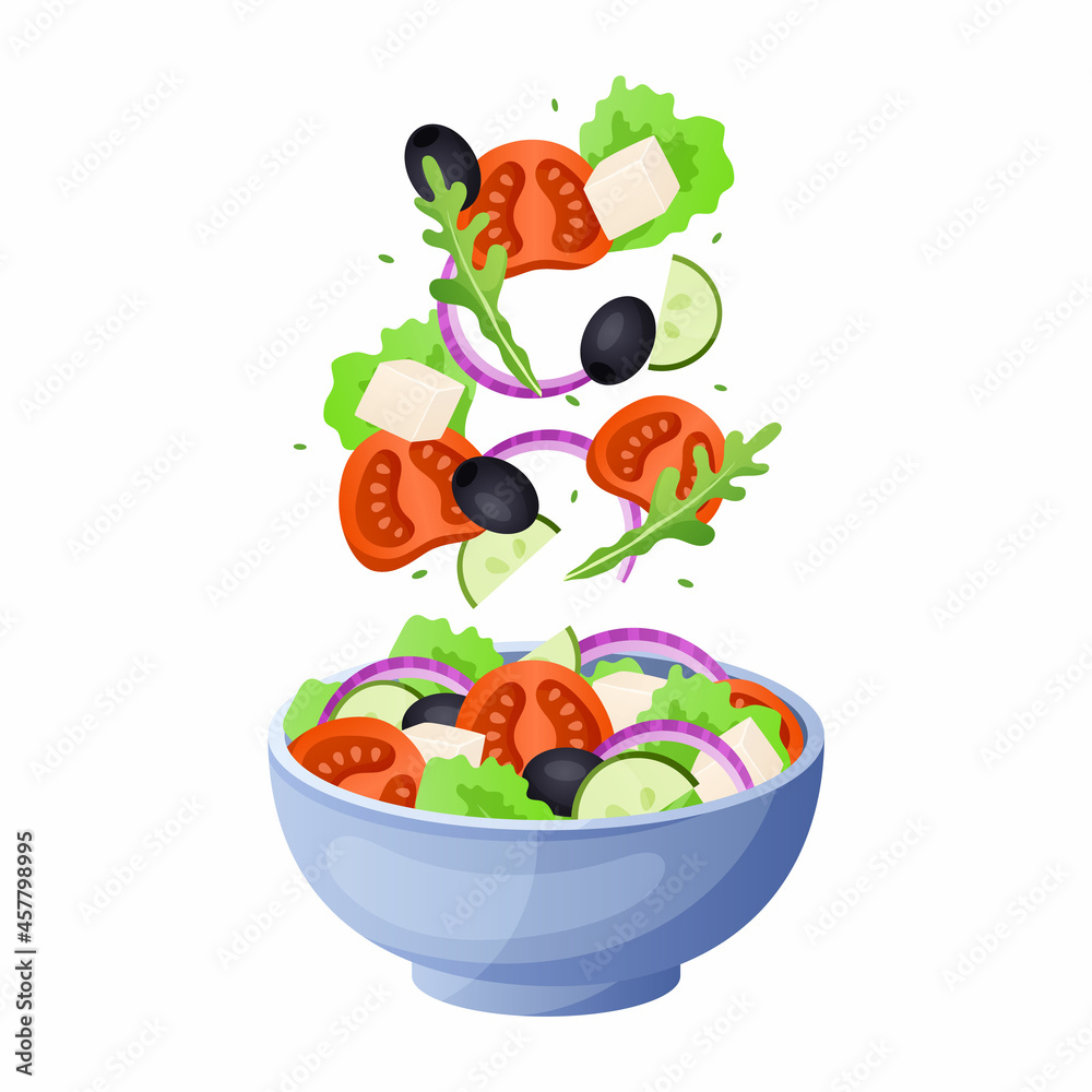 Cartoon Salad Images
