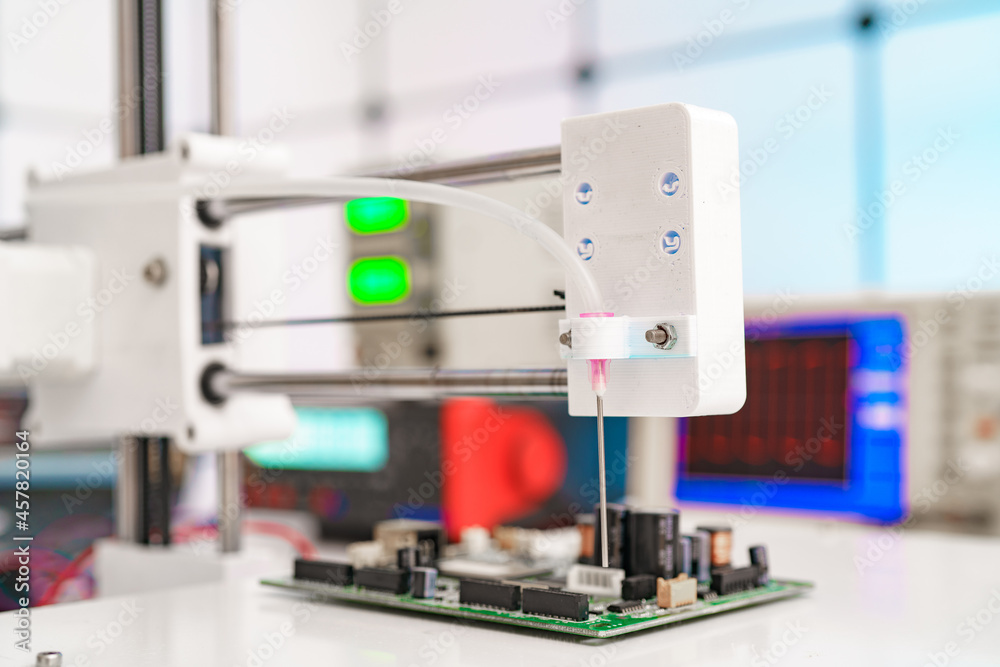 Automated control of printed circuit boards. Control of chip mounting ...