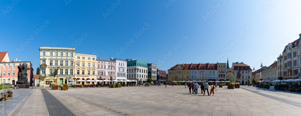 panorama view of the historic Stary Rynek city square in the old town ...