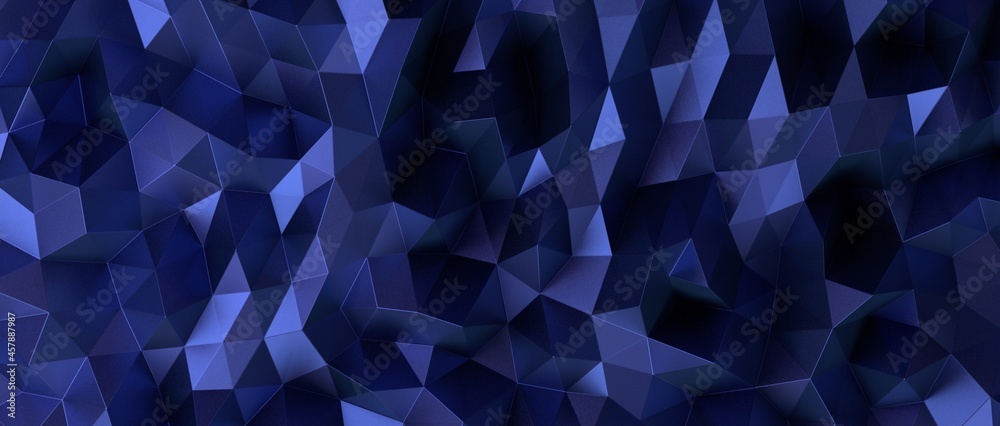 3D Illustration Geometric, Polygon, Line,Triangle pattern shape with ...