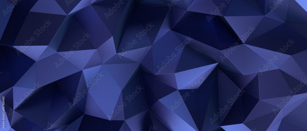 Geometric blue ice low poly background Stock Illustration | Adobe Stock