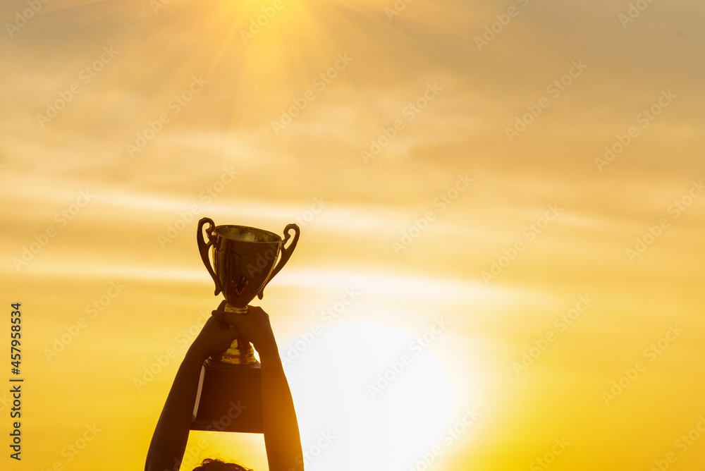 Sport Silhouette trophy best man Winner Award victory trophy for ...