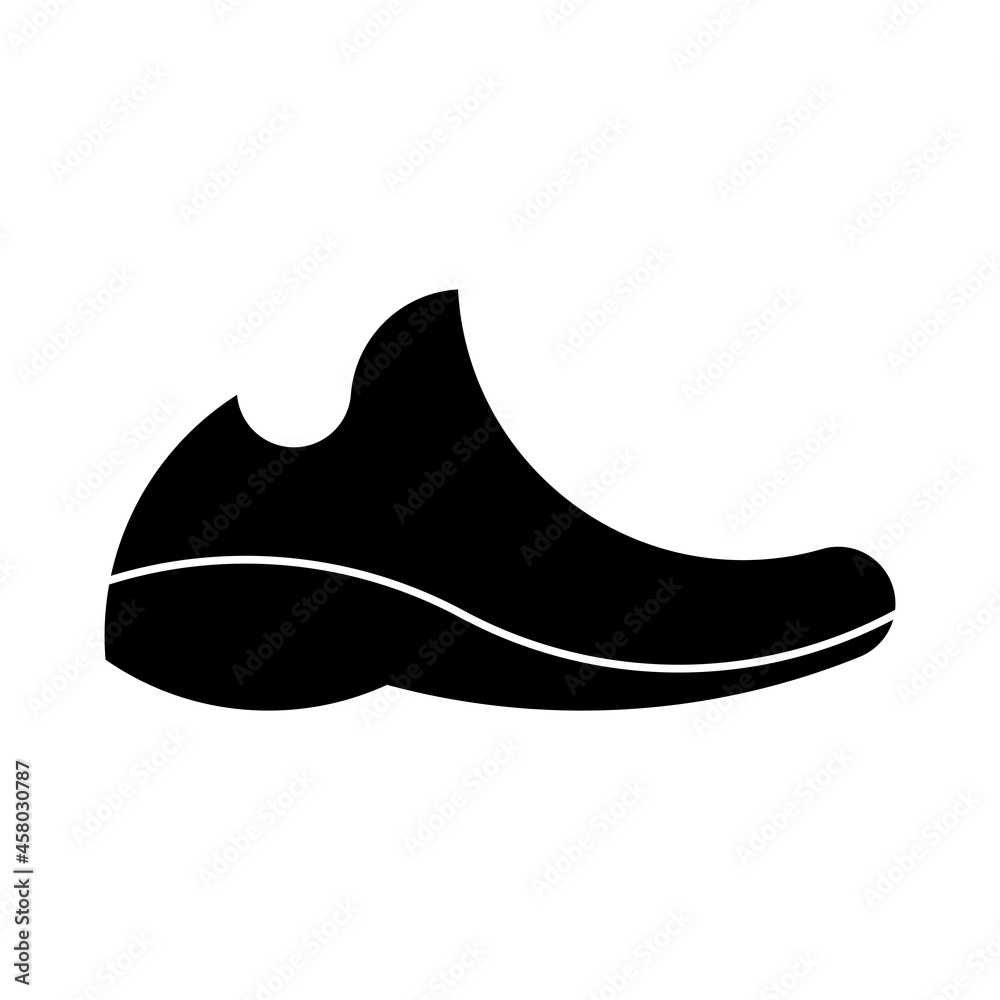 Vector sneaker in golden ratio style. Editable illustration Stock ...
