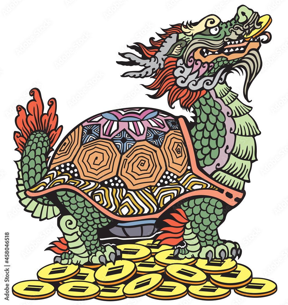 Dragon Turtle Chinese Art