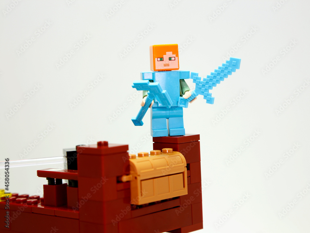 Minecraft. Alex. Lego toys. Nether Fortress. Video game characters ...