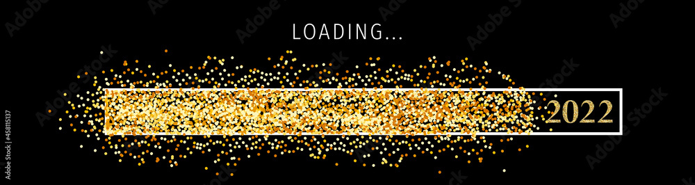 Loading 2022 (Ladebalken 2022) Vector Illustration Concept - Loading ...