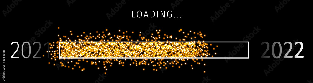 Loading 2022 (Ladebalken 2022) Vector Illustration Concept - Loading ...