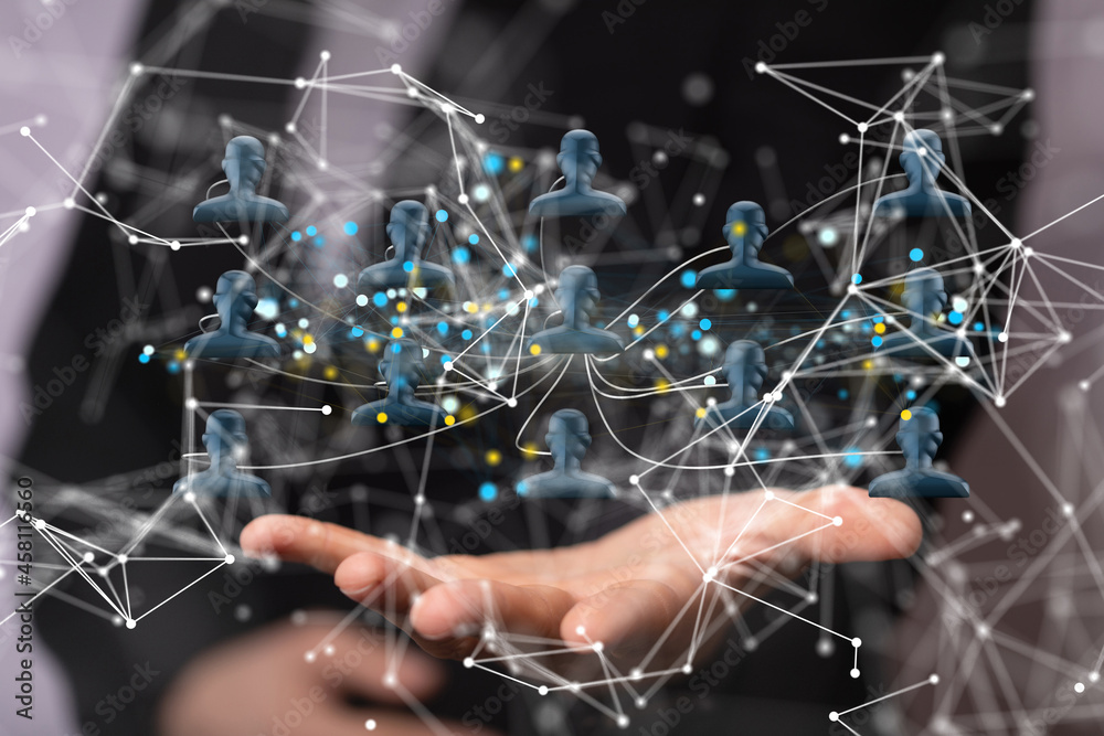 Unity group and teamwork concept Stock Illustration | Adobe Stock