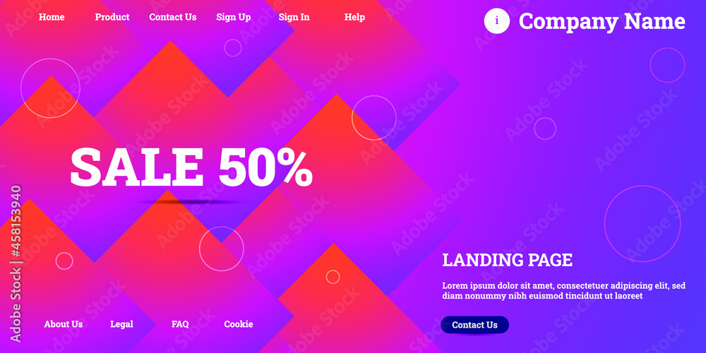 Editable abstract website background with attractive purple gradient ...