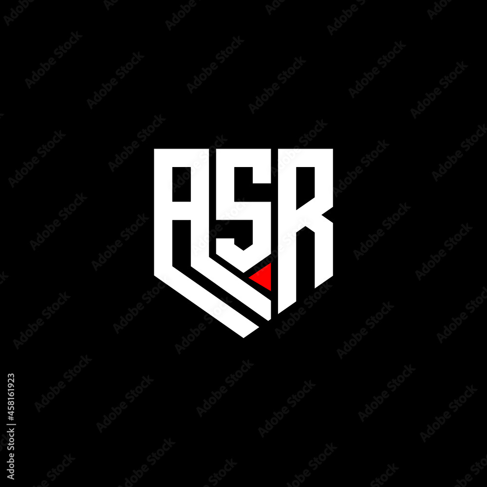 ASR letter logo abstract design. ASR unique design, ASR letter logo ...