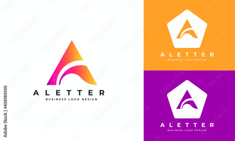 Initial A Letter Logo Design Vector Template Stock Vector | Adobe Stock