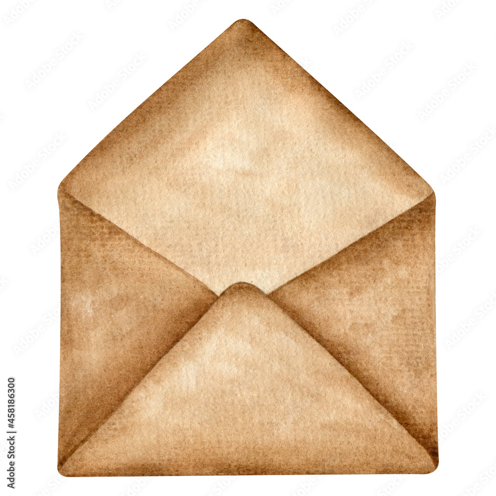 Open Envelope Clipart