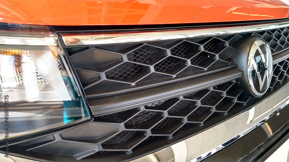 Volkswagen VW silver logo sign car grill german European car ...