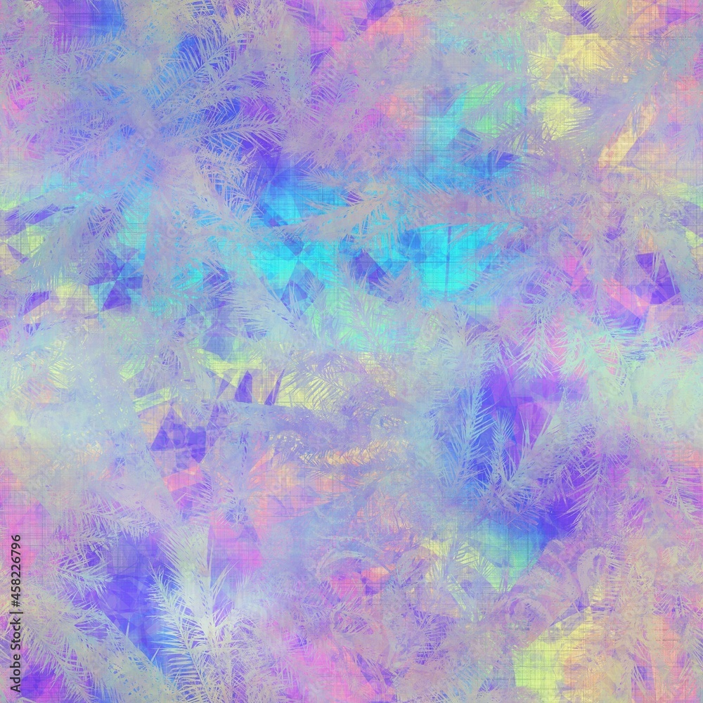 Seamless iridescent rainbow light pattern for print. High quality ...