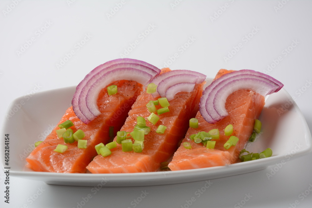 Rakfisk - Norwegian fish dish made from trout or sometimes char, salted ...