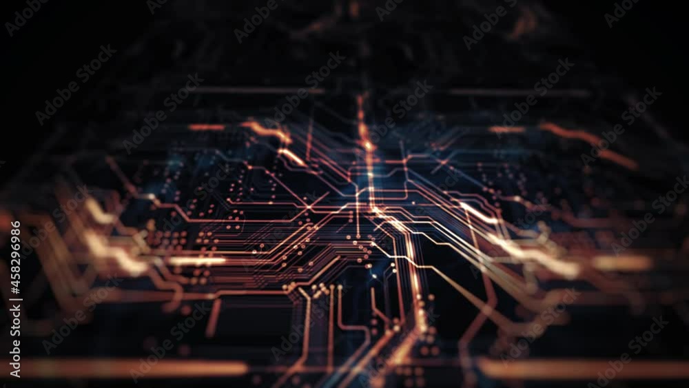 Technology background/Technology background of the abstract computer ...